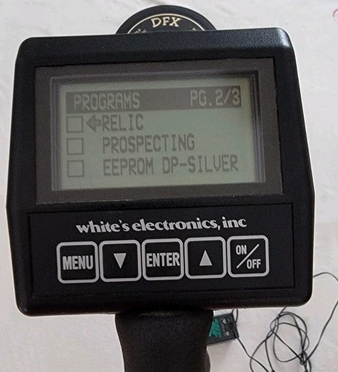 Whites DFX Metal Detector Spectrum E Series With Stock Coil & Cover ...