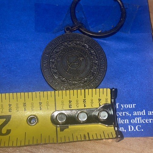 2001 Law Enforcement Key Chain, National Officers Memorial | eBay