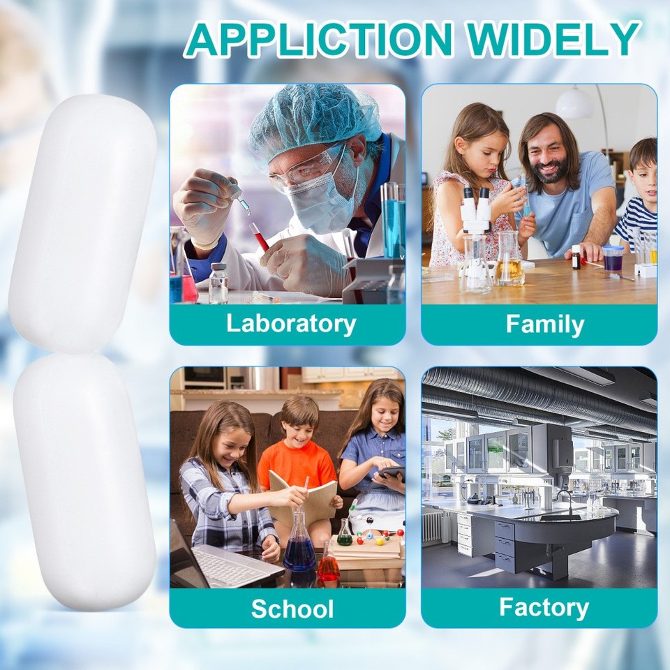 2 PCS Magnetic Stirrer Stirrers Laboratory Mixer Bar Sticks Stirer | eBay