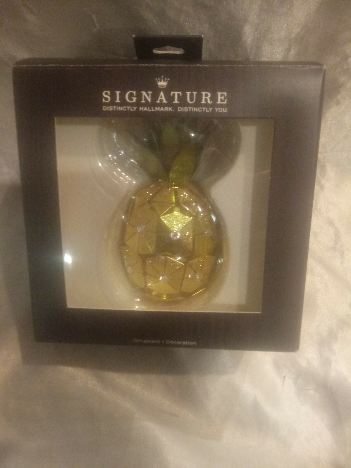 2017 HALLMARK SIGNATURE ORNAMENT PINEAPPLE LIFE IS SWEET SMALL METAL | eBay