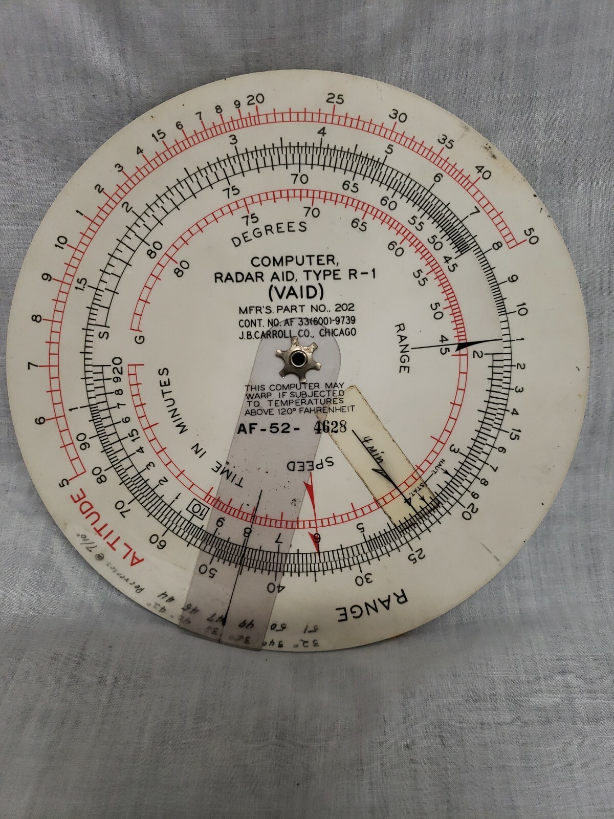 Computer Radar Aid Type R-1 (VAID) With Original Carrying Case Vintage ...