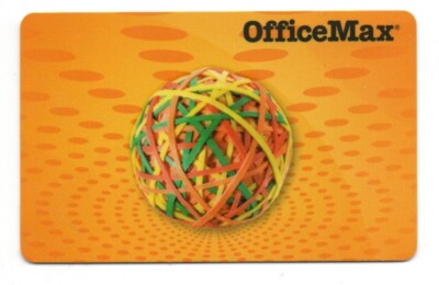 OfficeMax Rubber Band Ball Gift Card No $ Value Collectible Office Max ...