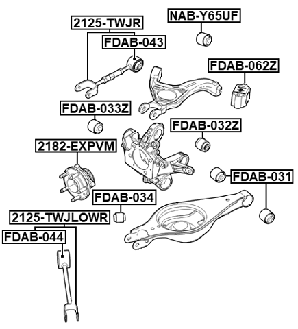 Rear Lower Transverse Link Fits Ford BB53-5B674-AA, BB5Z-5500-A | eBay