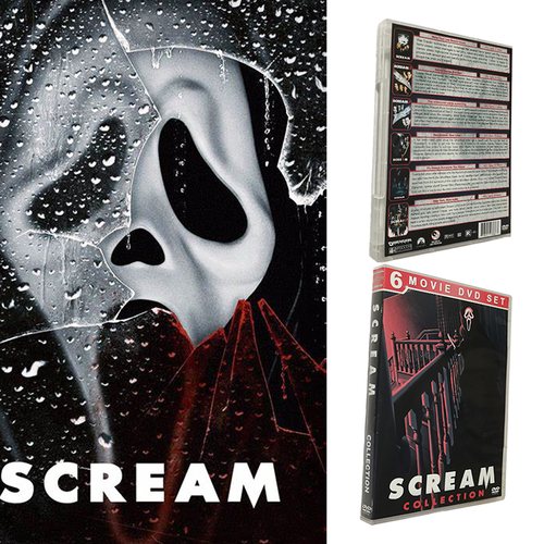 Scream 6-Movie Collection DVD 6-Disc Box Set New & Sealed Fast Free ...