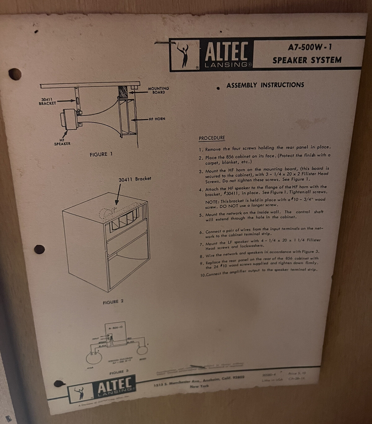 ALTEC A7-500W -1 SPEAKERS | eBay