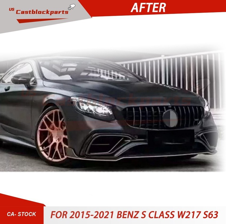 For 2015-2021 Mercedes Benz S class Coupe C217 W217 S63 AMG style ...