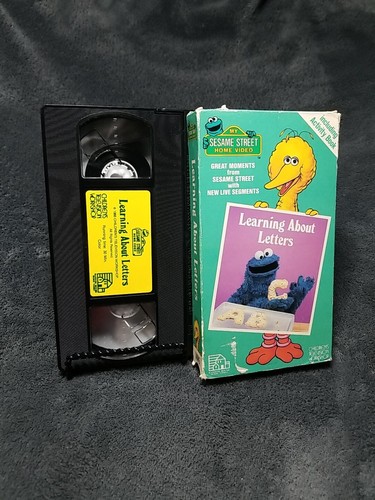 My Sesame Street Home Video Learning About Letters VHS Tape 1986 ...