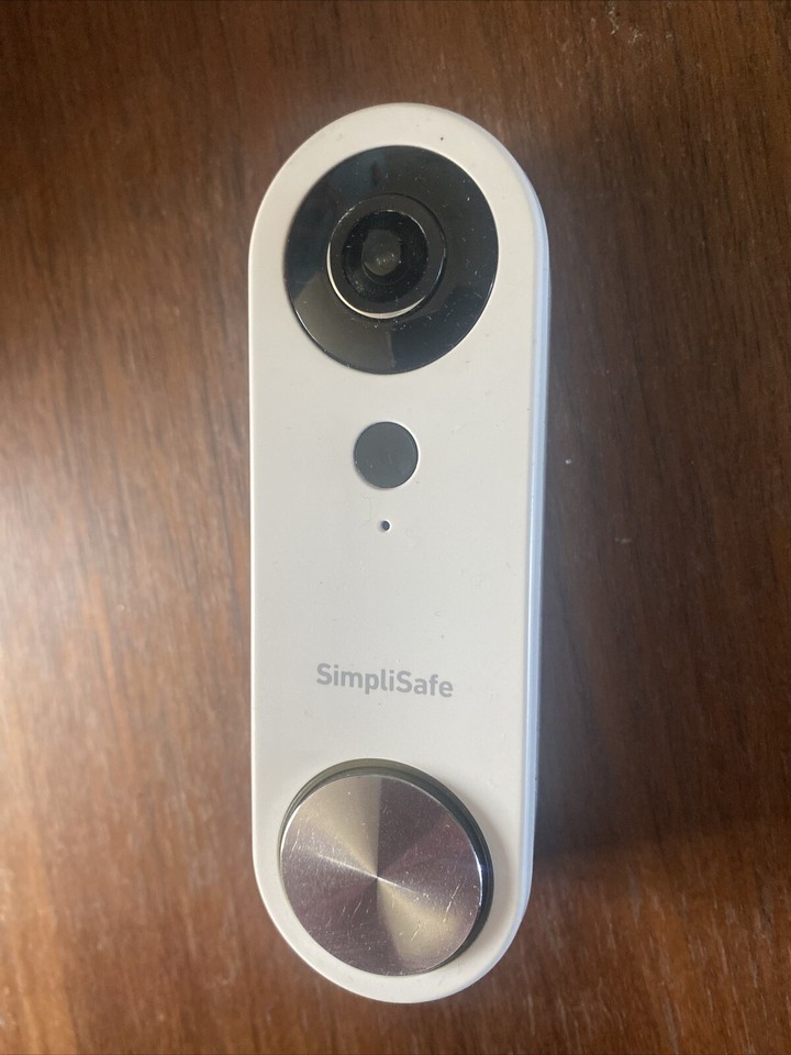 SimpliSafe Pro Smart Home Security Wi-Fi Video Doorbell, linked To ...