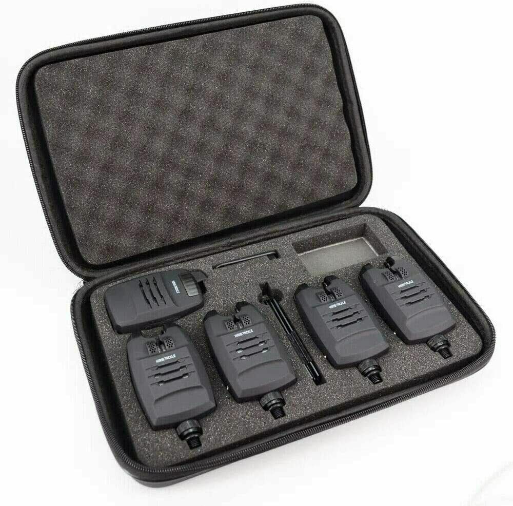 Carp Fishing Bite Alarms & Receiver set, case, jacks, snag bars, Ltd ...