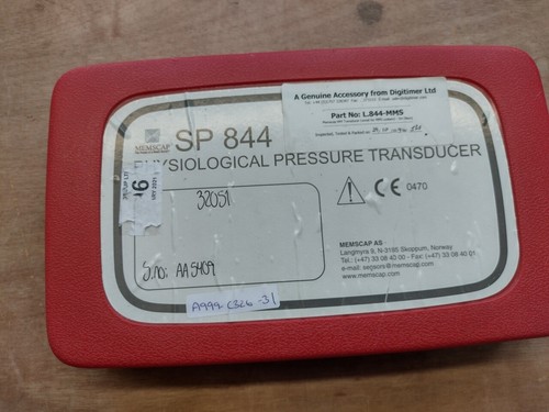 ADINSTRUMENTS MLT844 PHYSIOLOGICAL TRANSDUCER SP844 MEMSCAP New | eBay