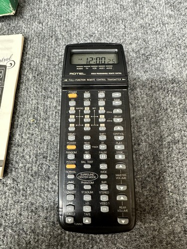 ⭐️ Rotel RR-920 Programmable Universal Remote Control W/ Box & Manual ⭐️ | eBay