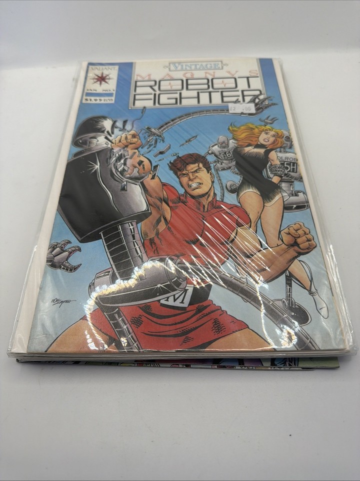 Valiant Comics x7 Inc Magnus Robot Fighter, X-O Man O War, Eternal ...