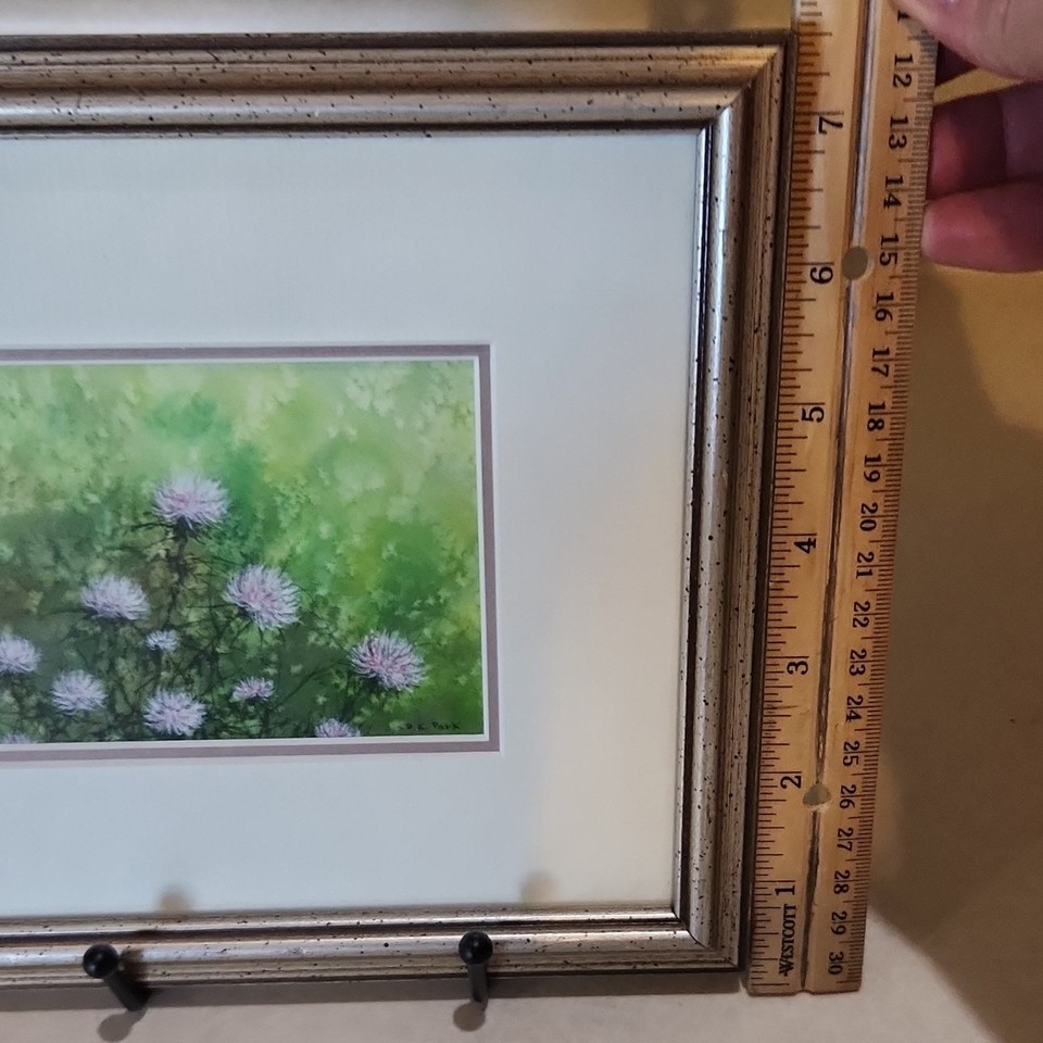 Chester County PA artist Dennis K. Park 'Thistle Growing Wild' mini ...