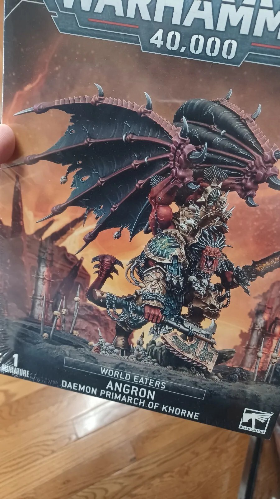 Warhammer 40k World Eaters Angron Daemon Primarch of Khorne (NiB ...