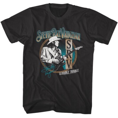 Stevie Ray Vaughan Signature SRV Men's T Shirt | eBay