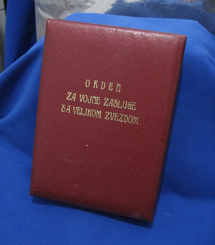 YUGOSLAVIA SERBIA JNA ARMY ORDER MILITARY MERIT GRAND STAR 1ST CLASS ...