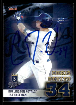 Chris DeVito 2016 Choice Burlington Royals #9 Autographed Auto Signed ...