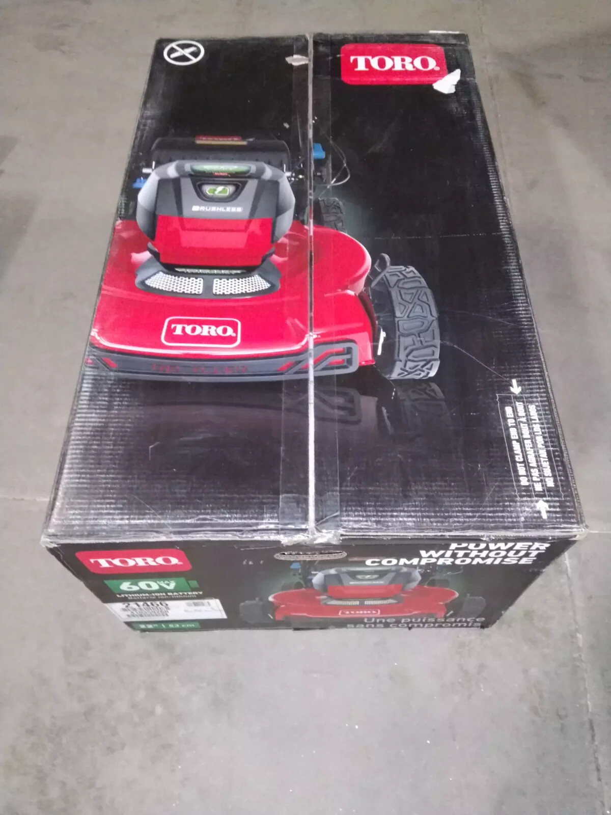 Toro 21466 60V High Wheel Walk-Behind Lawn Mower for sale online | eBay