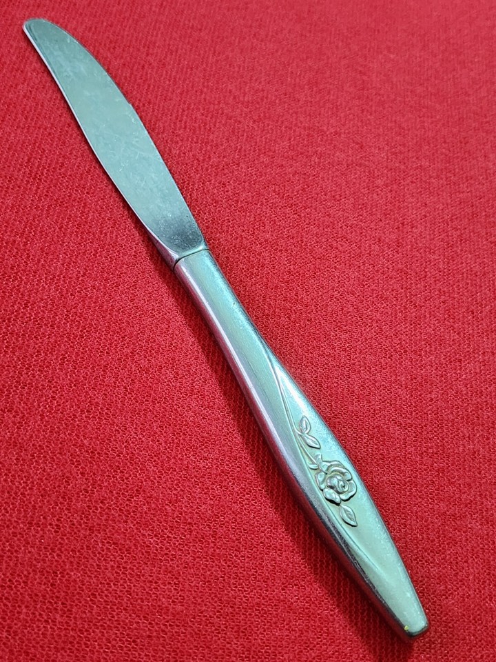 Oneida LASTING ROSE Stainless Oneidacraft Deluxe Silverware Flatware U ...