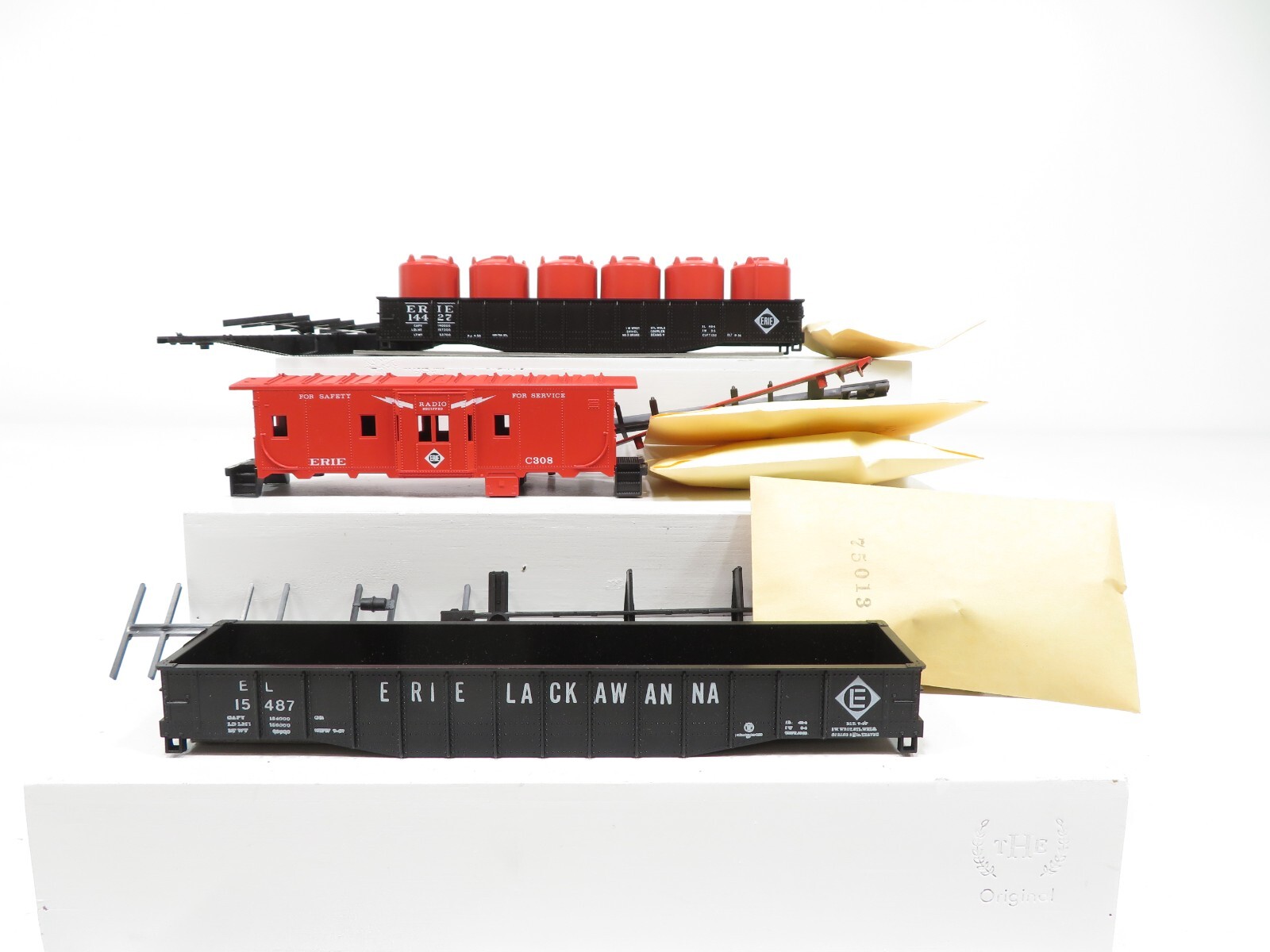 Athearn HO Erie Lackawanna Lot of 3 Freight Cars (1645, 1653) LN 8274 ...