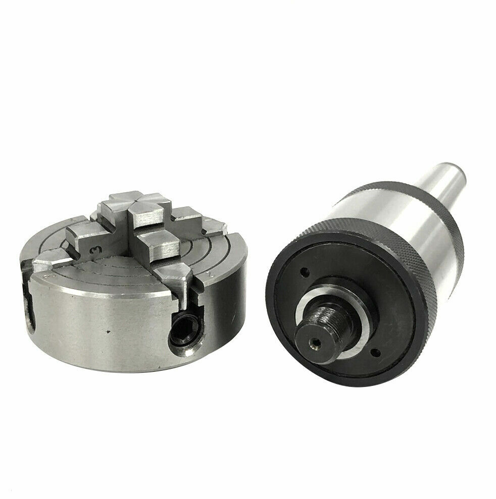 Revolving Center MT 2 Shank M14 X 1+ 4 Jaw Independent 70 mm Lathe ...