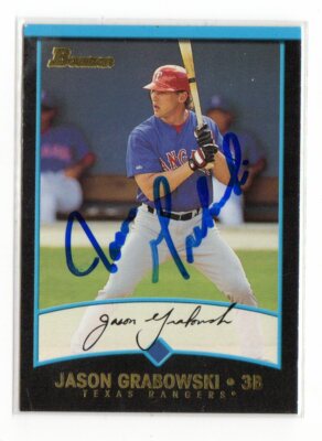 JASON GRABOWSKI AUTOGRAPHED 2001 BOWMAN #234 (GUARANTEED IP)(B242) | eBay