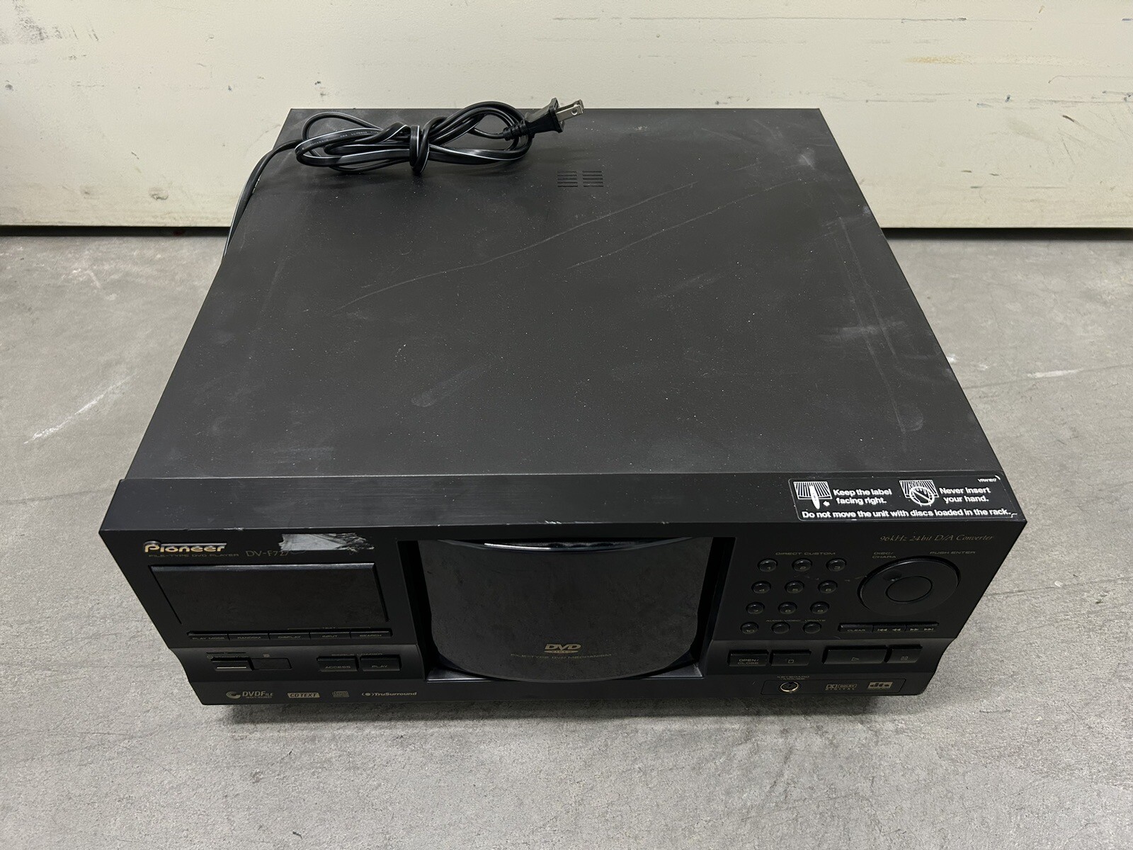 RARE Pioneer DV-F727 301 Disc DVD / CD Changer Currently Untested Sold ...
