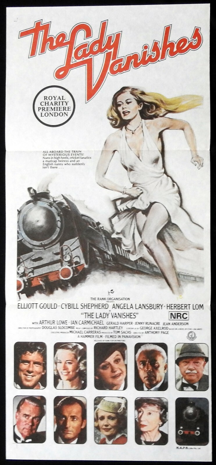 THE LADY VANISHES Original Daybill Movie Poster Cybill Shepherd Hammer ...