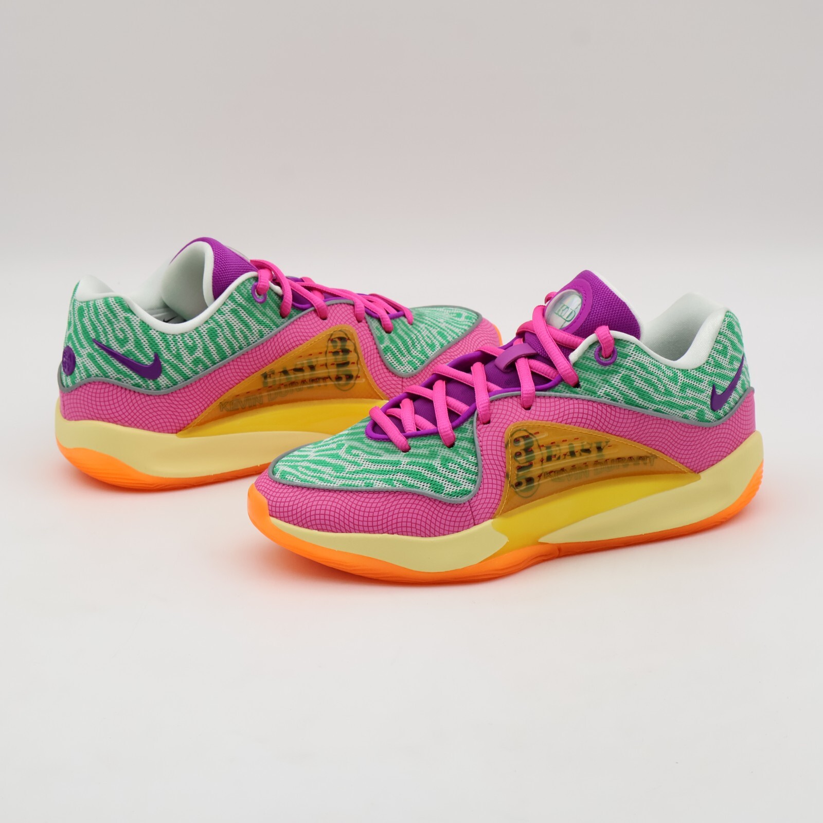 FJ4238-300 Nike KD16 ASW Stadium Green Barely Green Playful Pink Violet ...