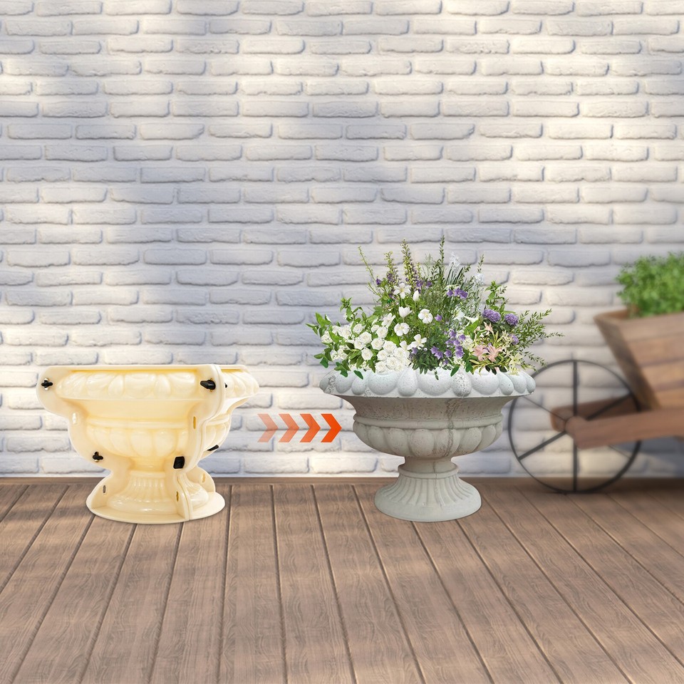 Concrete Planter Mold, Flower Pot Making Mold, Concrete Planter Mold | eBay