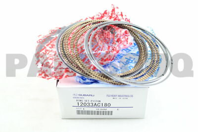 Genuine Subaru 12033-AC180 Ring Set-Piston | OE
