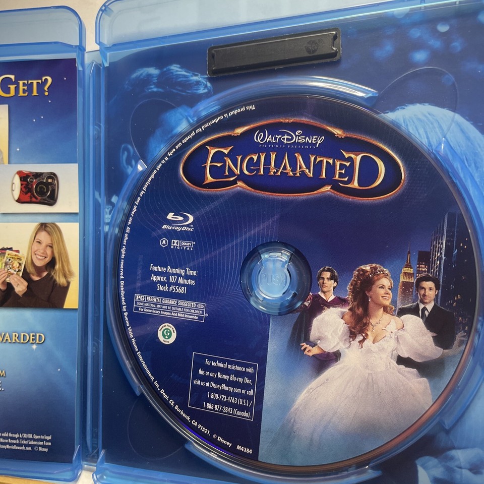 Enchanted (Blu-ray Disc, 2008) Original Holographic Release ...