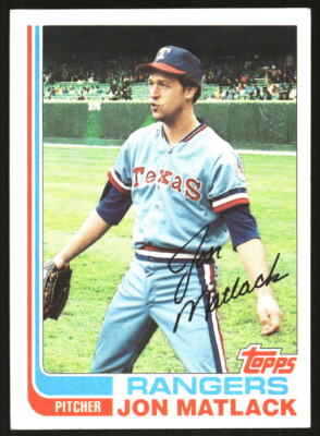1982 Topps Jon Matlack #239 Texas Rangers | eBay
