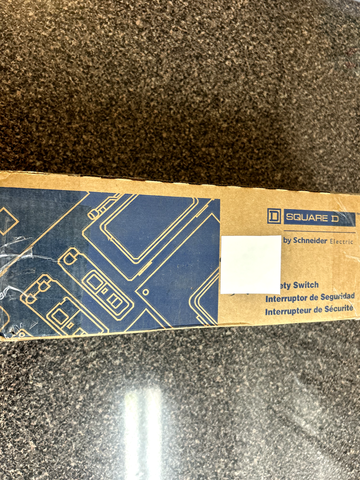 Square D D222NRB Gray 60 Amp 240VAC General Duty Fusible Outdoor Safety ...