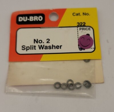 Du-Bro Split Washer No.2 Rc Hardware 8 pcs DuBro 322 | eBay