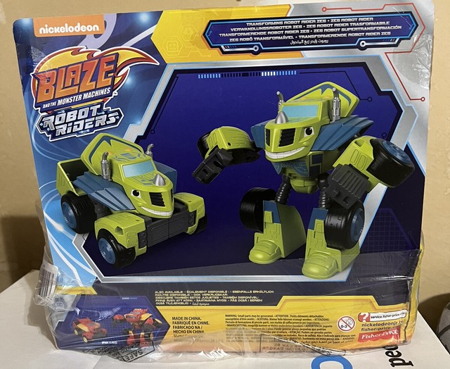 Blaze and The Monster Machines FTB94 Transforming Robot Rider ZEG ...
