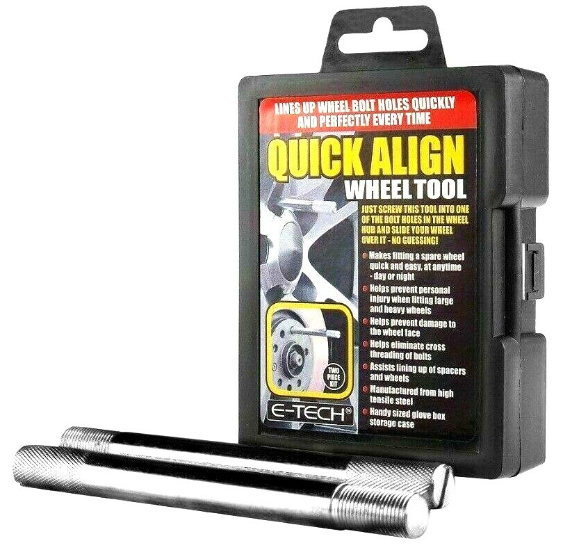 PAIR Car Alloy Wheel Alignment Align Tool M14 x 1.5 Bolts Studs lugs ...