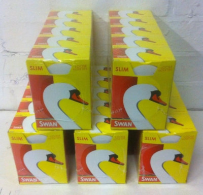 Swan Loose Slim Line Cigarette Filter Tips 50 Boxes Free P&P ONLY £23. ...