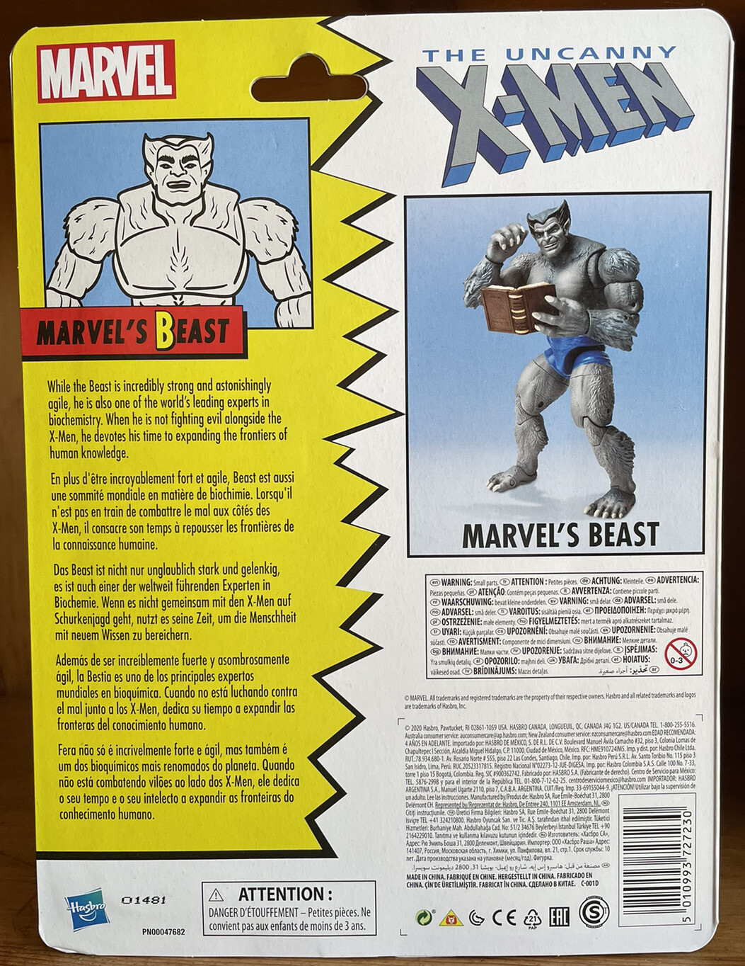 Hasbro Marvel Legends Series: The Uncanny X-Men - Beast 6" Collectible ...