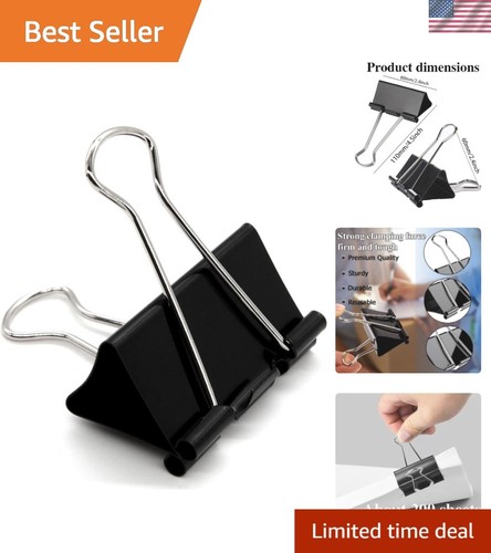 Extra Large Binder Clips 2.4 Inch - 60 Pack Convenient Clamps for Home ...
