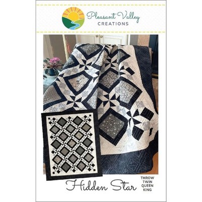 Hidden Star Quilt Pattern by Pleasant Valley Creations-4 sizes | eBay