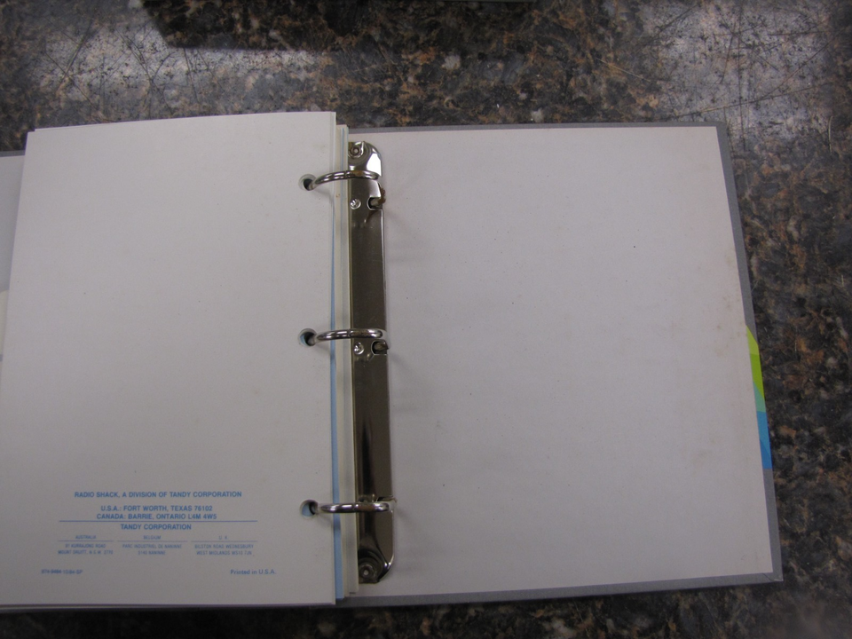 Tandy TRS-80 Color Computer Software Model 2000 MS-DOS 5.25" Disks ...