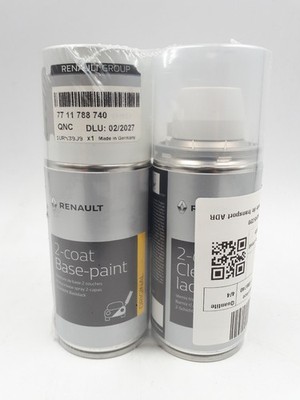 Renault and Dacia Original OEM Color Code QNC Touch Up Spray White ...