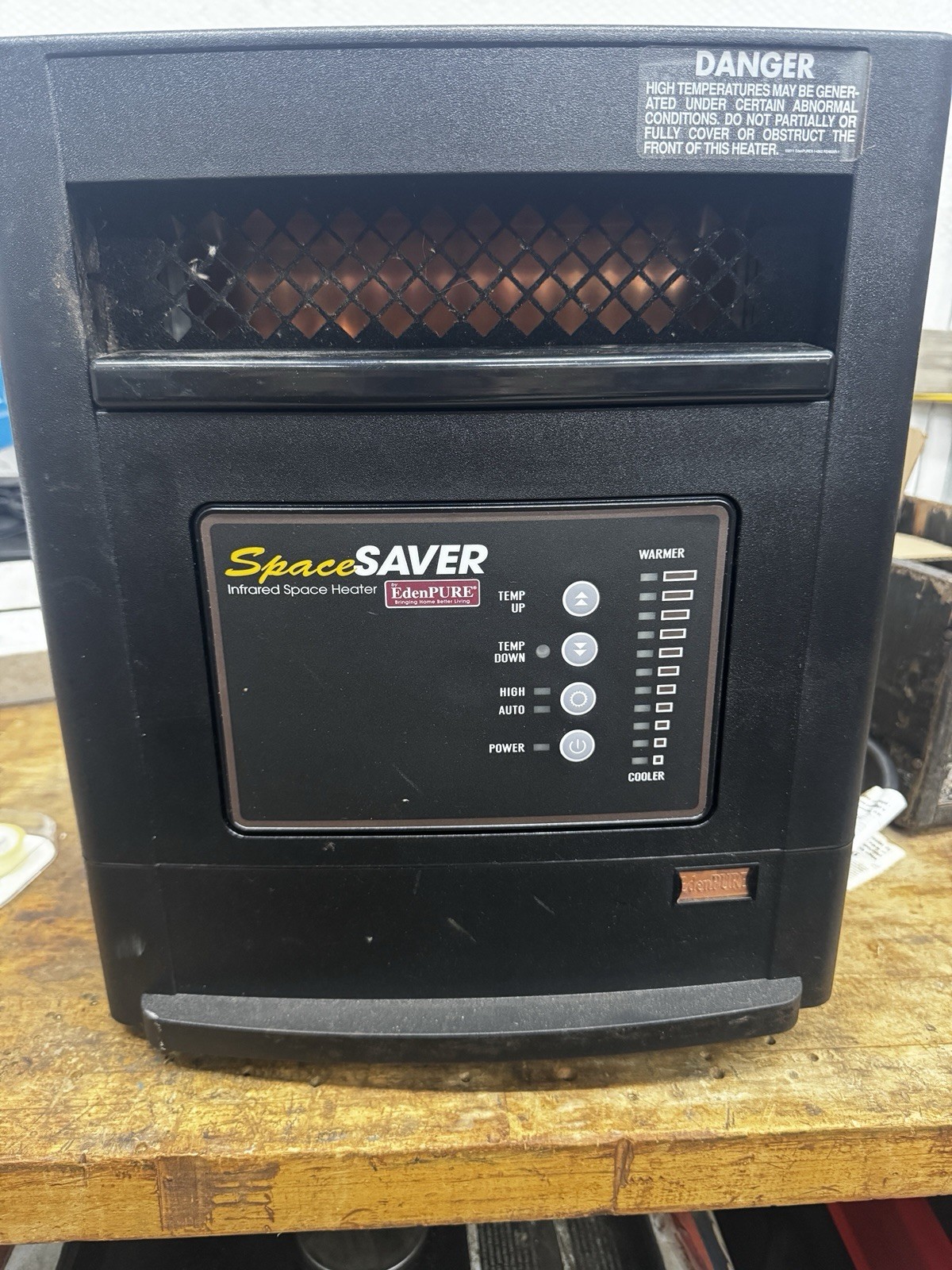 EdenPure Space Saver IR Infrared Copper Quartz Portable space heater ...
