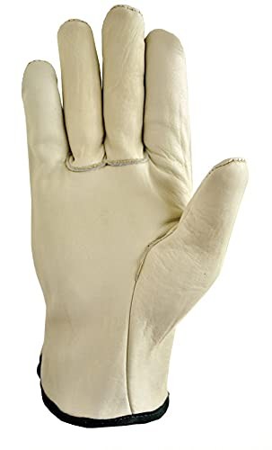 G & F 6003M-3 Premium Genuine Grain Cowhide Leather Work Gloves, Medium, 3-Pa... | eBay
