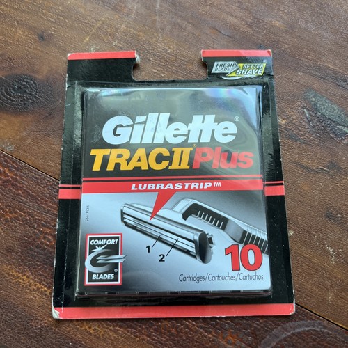 Gillette PR31272 Trac II Plus Refill Razor Cartridges - Pack of 10 | eBay