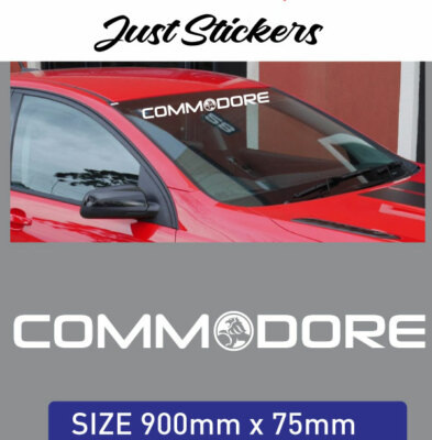 HOLDEN-COMMODORE-WINDSCREEN-DECAL WITH LOGO -,Car-sticker--bumper ...