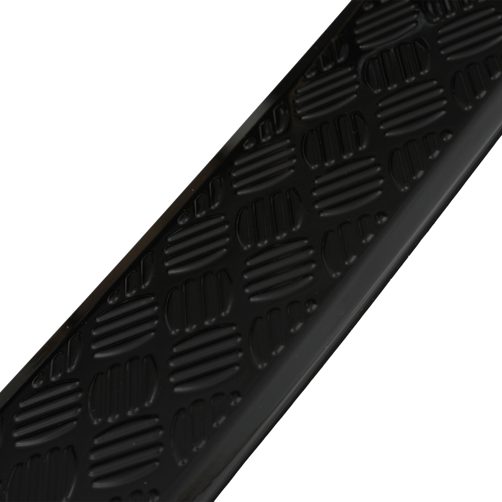 BLACK CHEQUER REAR BUMPER SHIELD GUARD FOR LAND ROVER DEFENDER 90 110 ...