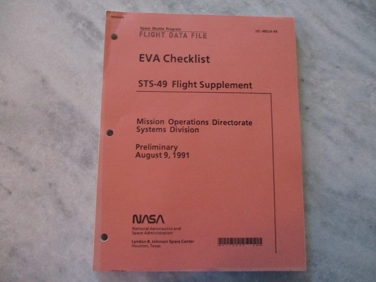Space Shuttle Checklist