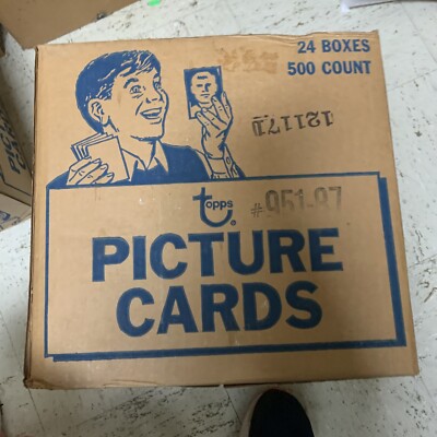 1987 TOPPS BASEBALL VENDING CASE SEALED - 24 BOXES OF 500 CARDS - | eBay